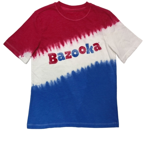 Bazooka | Shirts & Tops | Kids S 67 Bazooka Retro Tee Redwhiteblue Nwt ...
